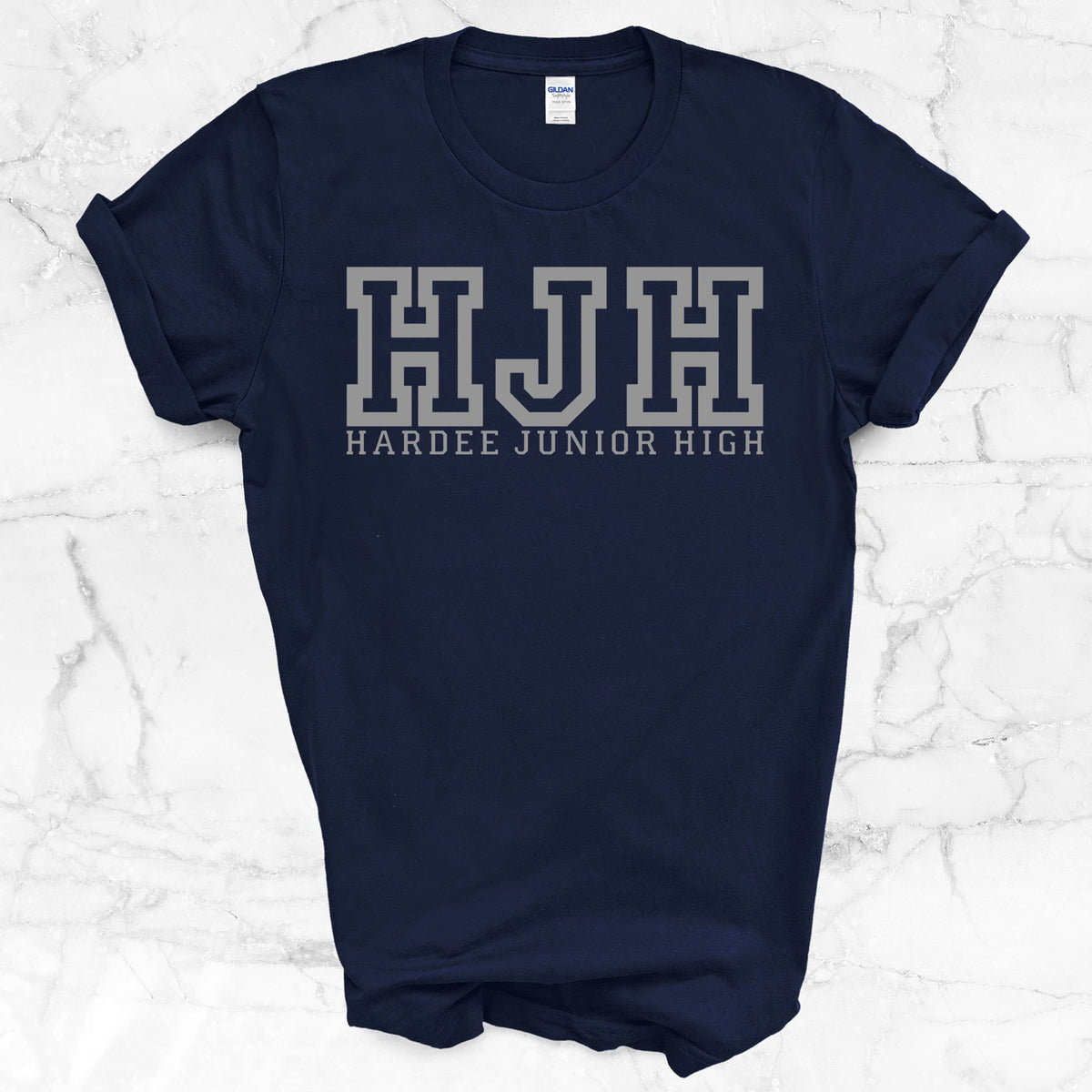 HJH Hardee Junior High Wildcats Shirt (Navy) – Monograms On Main